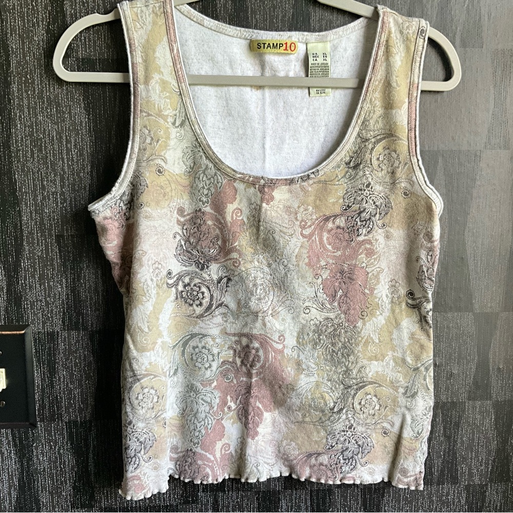 Y2k Fairy Core Tank Top Stamp 10 2000s Cottagecore - Gem